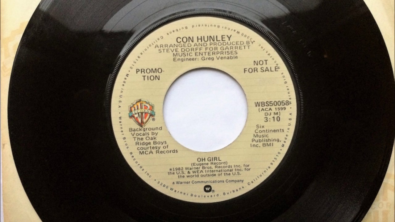 Oh Girl , Con Hunley , 1982 - YouTube