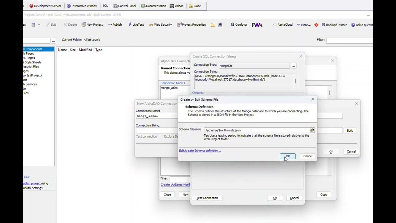 Creating a connection String Local Instance of Mongo - YouTube