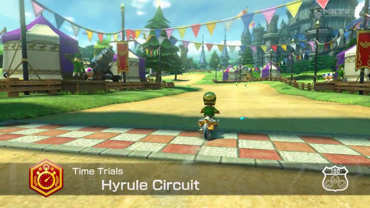 Wii U - Mario Kart 8 - Hyrule Circuit - YouTube