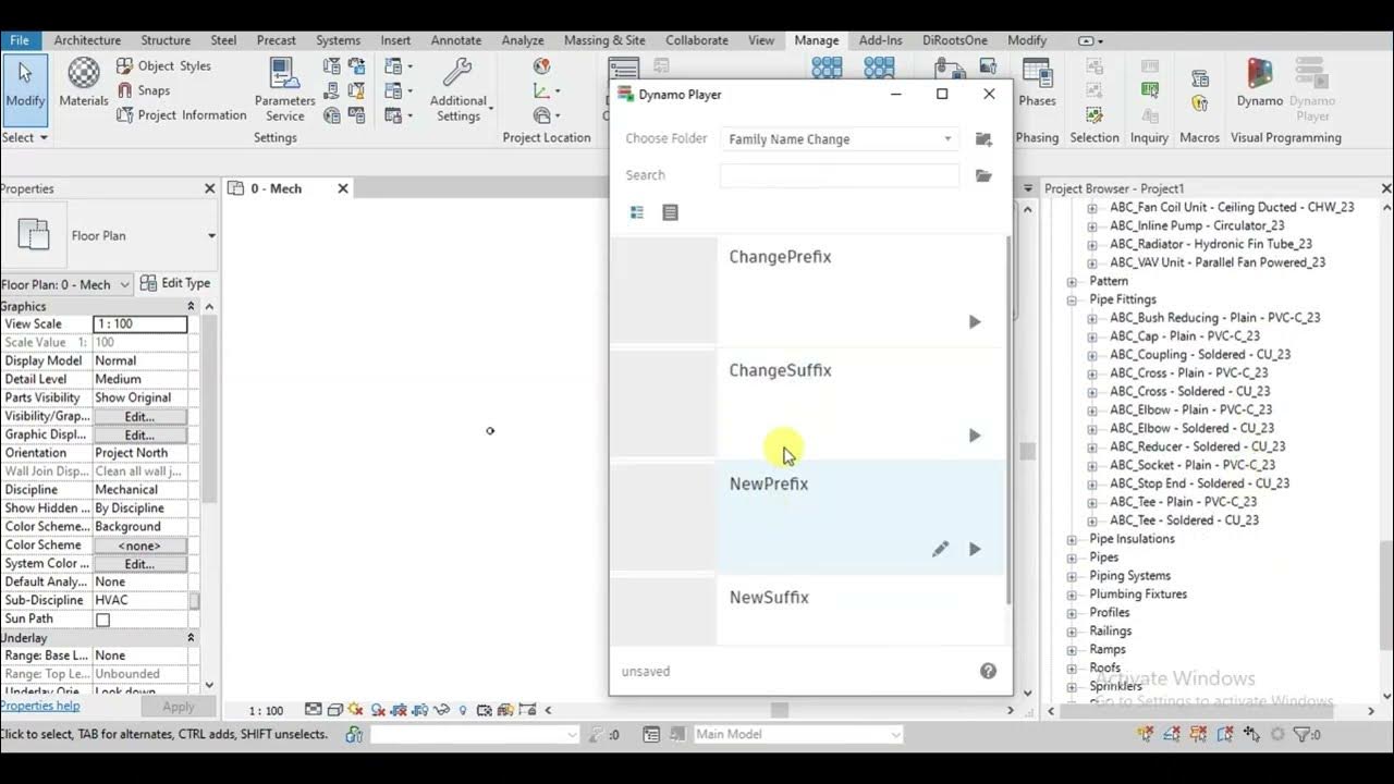 Dynamo । Revit Family Name Change | Dynamo Tutorial | Dynamo Player | Autodesk Revit 2024 - YouTube