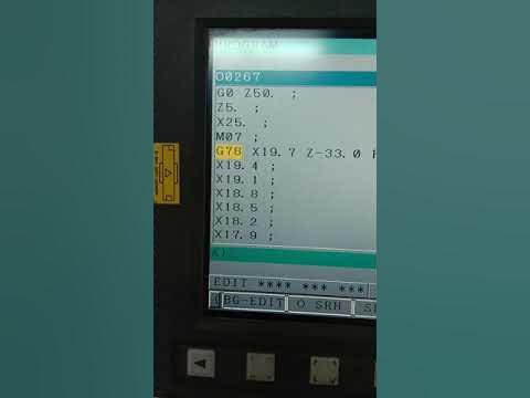Threading with G78 code on cnc turning - YouTube