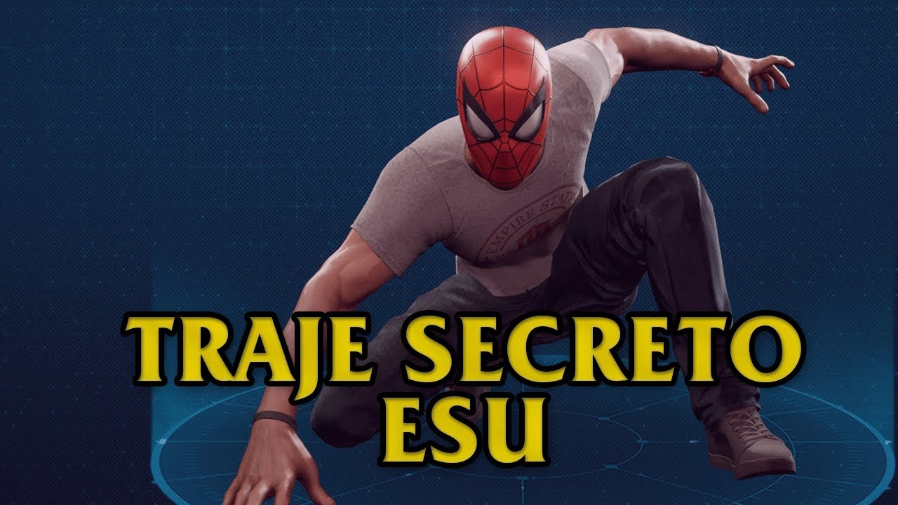 COMO CONSEGUIR O TRAJE SECRETO ESU - MARVEL'S SPIDER-MAN PS4 - YouTube