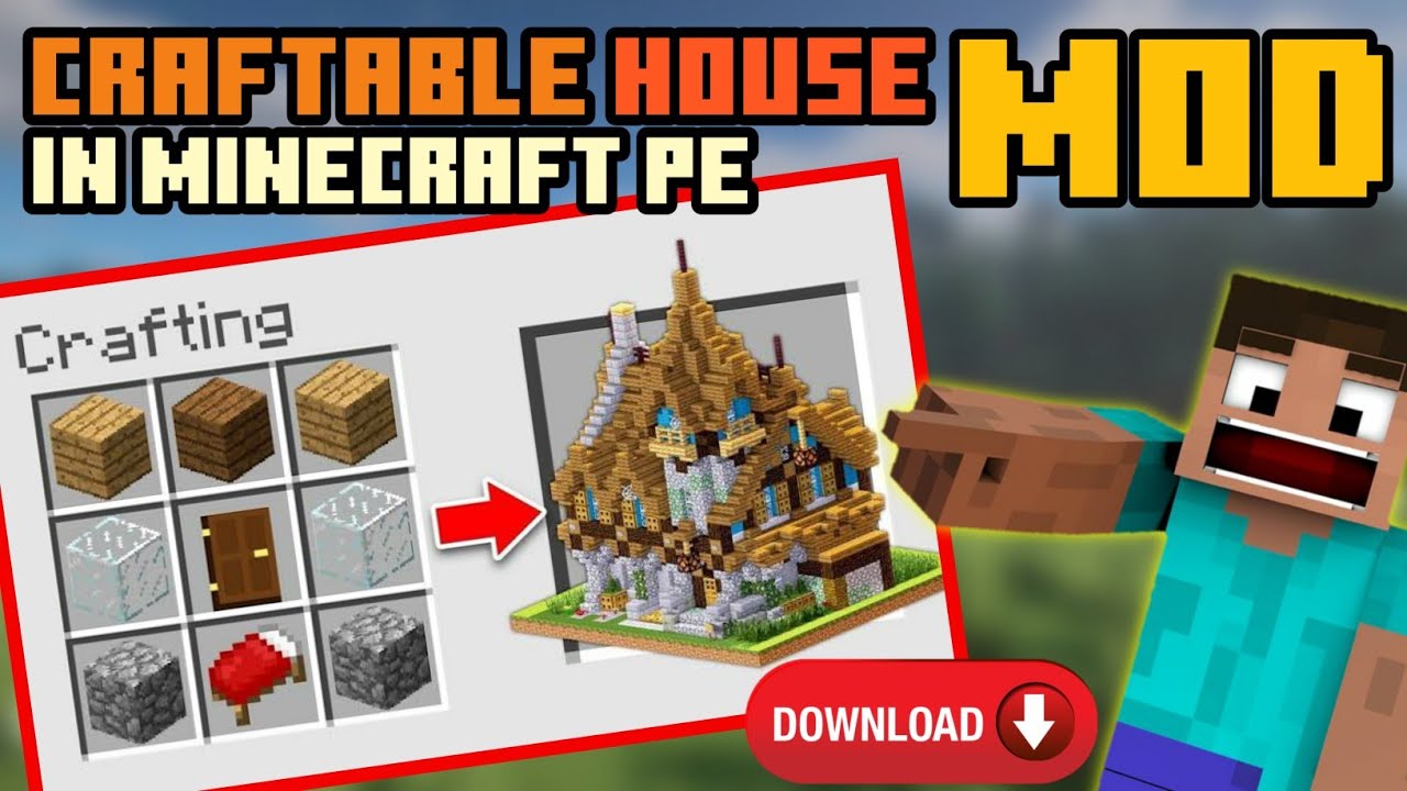 Craftable House Mod Download In Minecraft PE | Craftable House Addon ...
