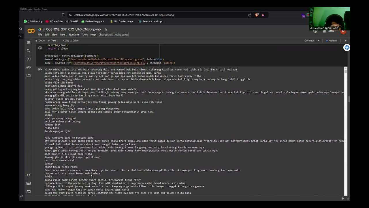 Analisis Sentimen video YouTube Menggunakan Algoritma TextBlob dan Naive Bayes - YouTube