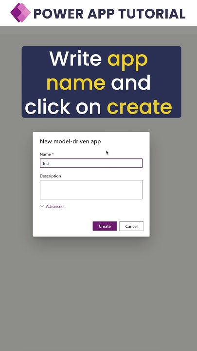 How to create Model Driven app using Dataverse Table - YouTube