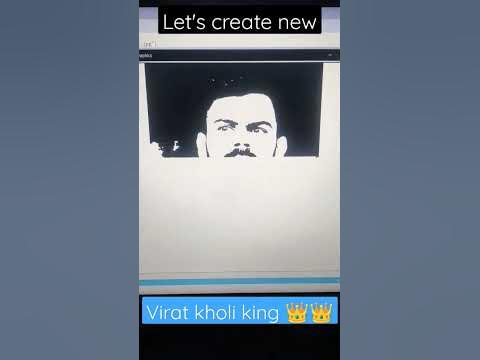 Happy birthday Kholi Sir! Check out this Virat Kohli sketch using Python! - YouTube