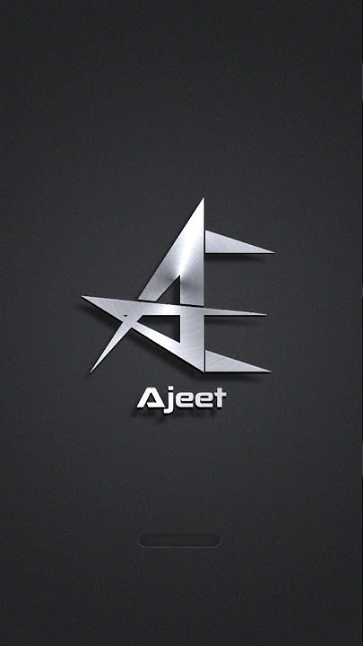 Ajeet name logo design #shorts #shortvideo - YouTube