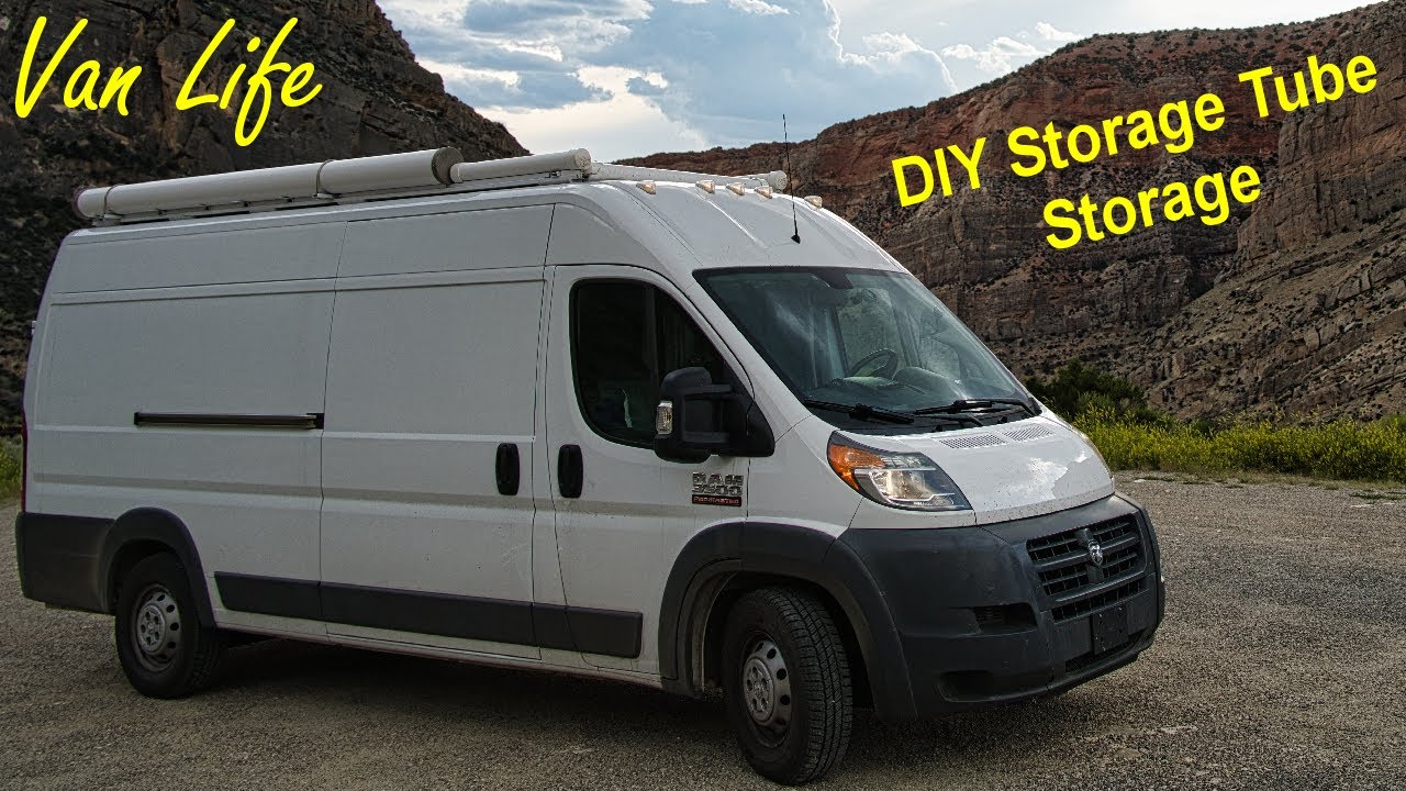 Van Life : How to make storage tubes. - YouTube