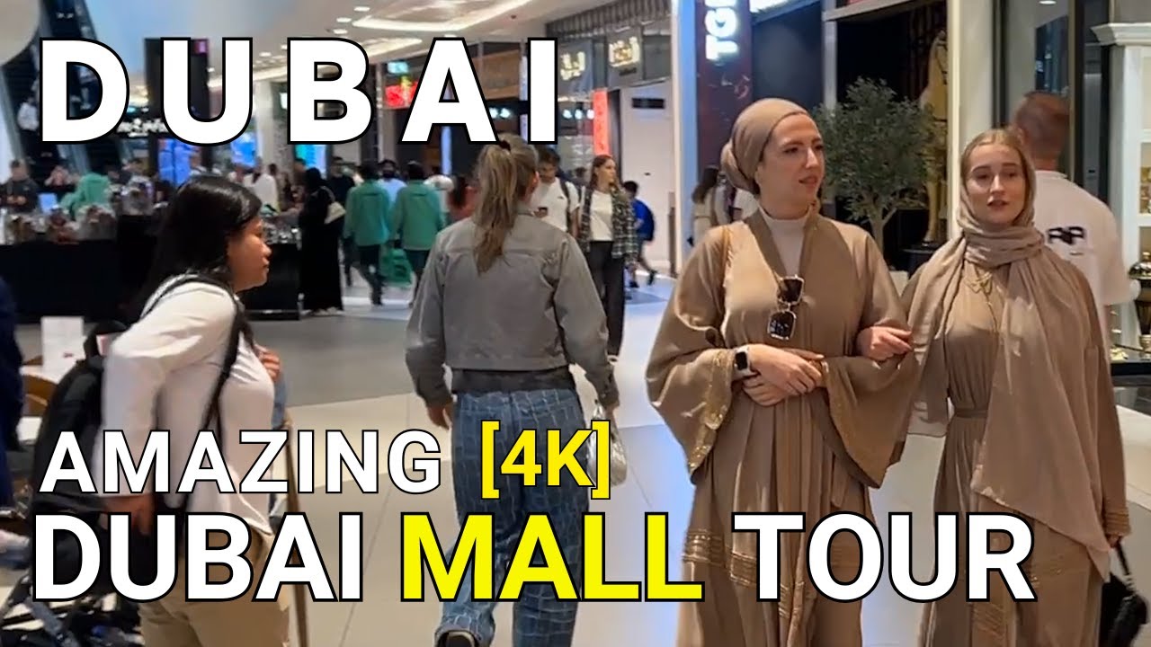 Walking Inside Dubai Mall [4k] The World's Most Luxurious Shopping ...