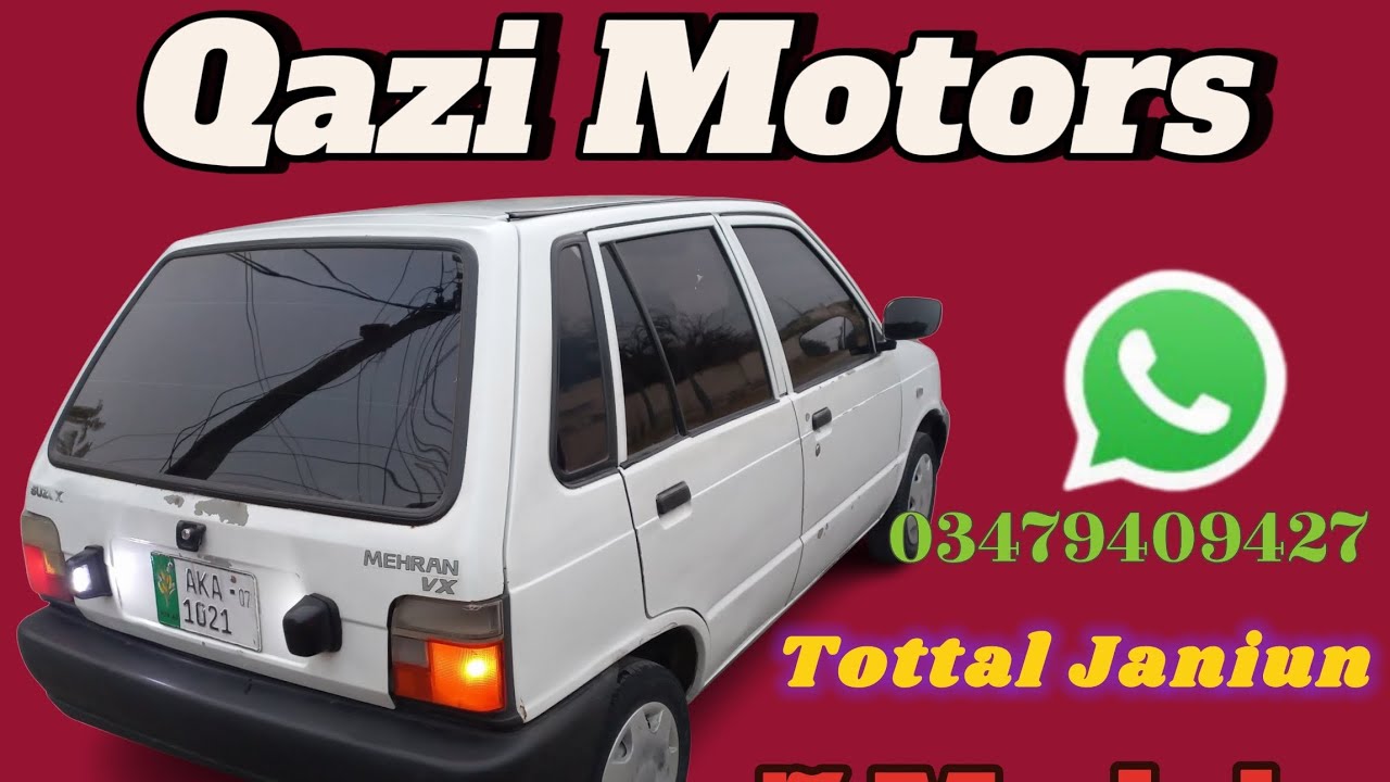 Suzuki Mehran 7 Model Attock Number Lush Cobdition - YouTube