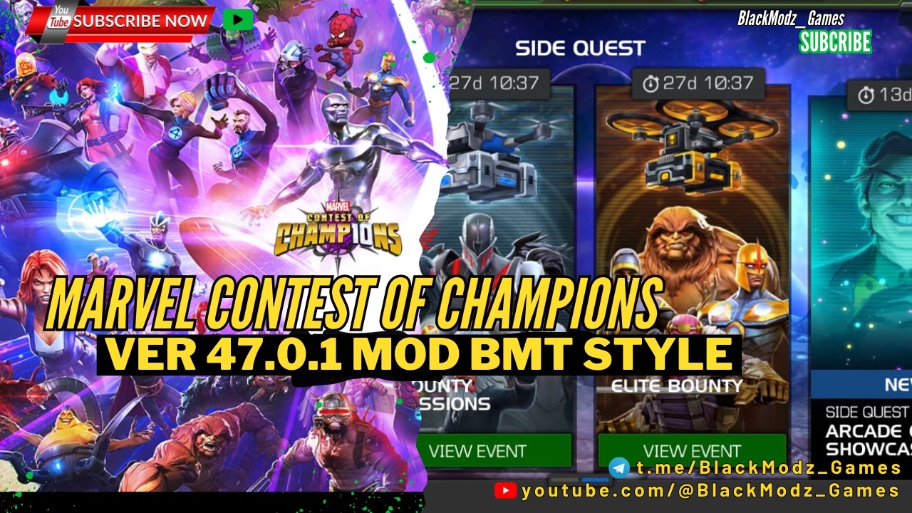 marvel contest of champions ver 47.0.1 MEGA MOD BMT STYLE #mcocmods # ...