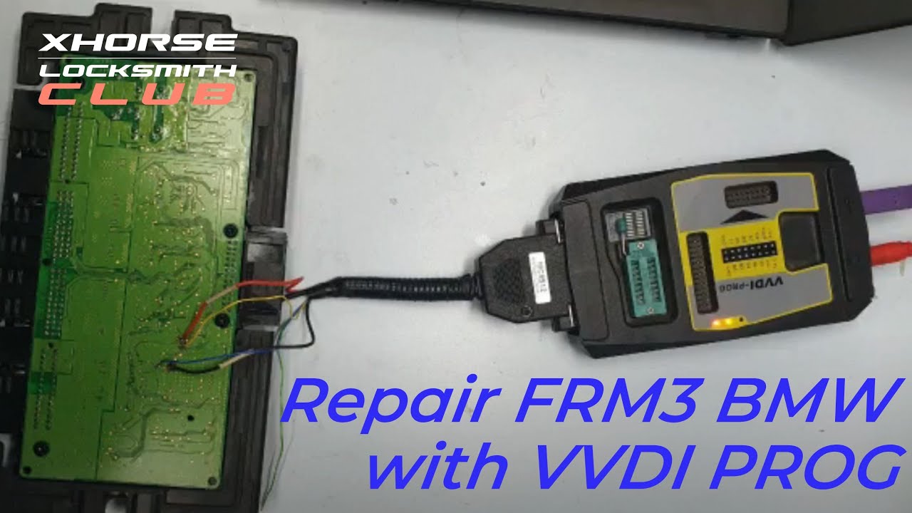 Repair FRM3 BMW with VVDI PROG - YouTube
