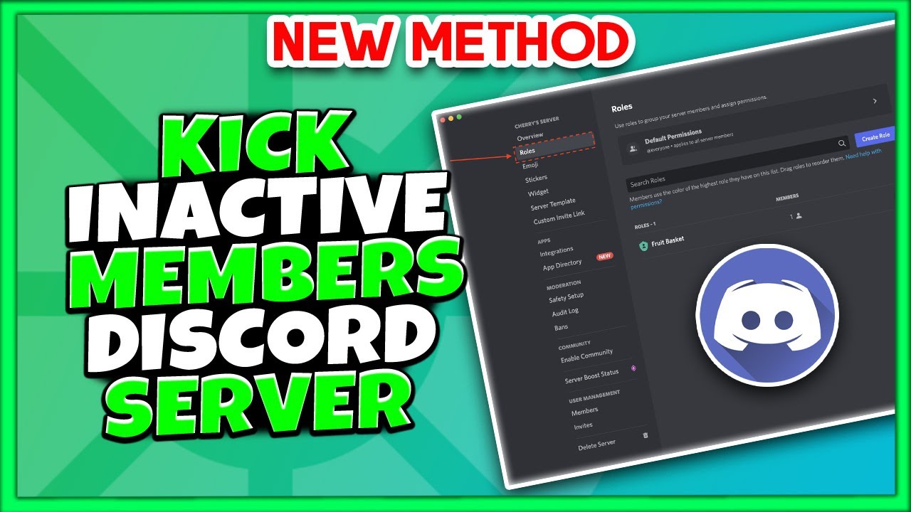 How To Kick Inactive Members From Discord Server - YouTube