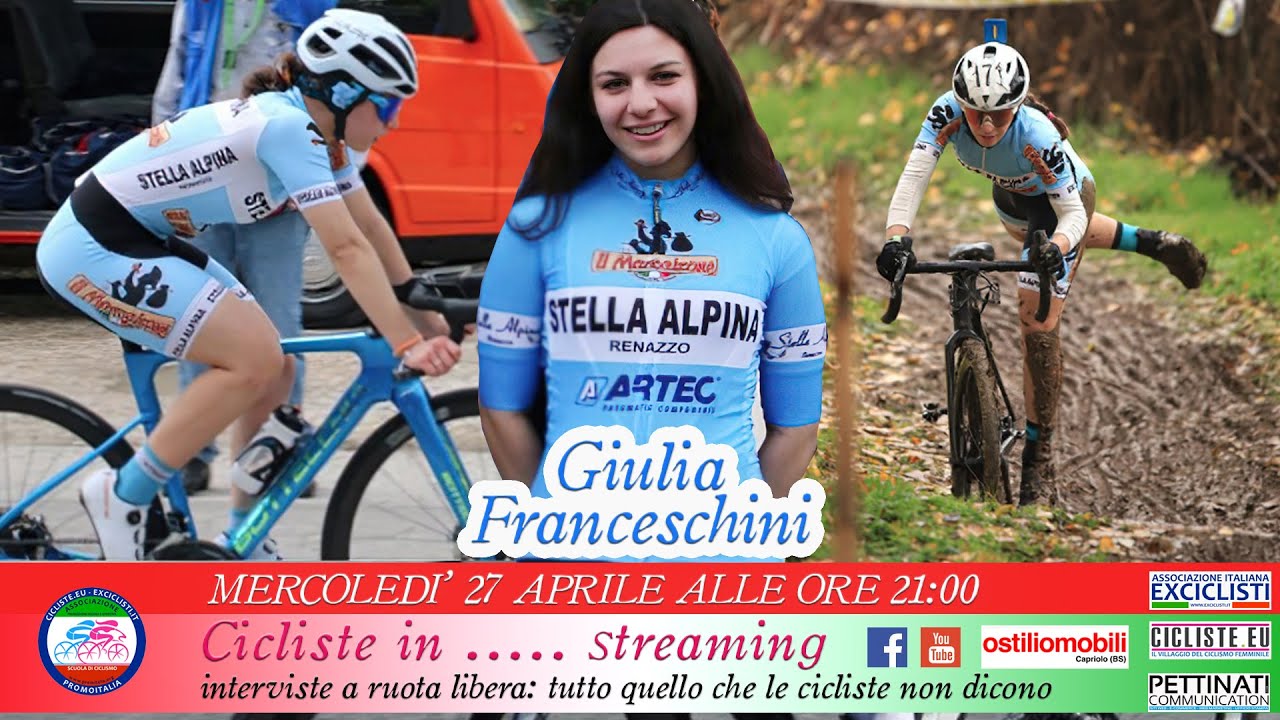 Giulia Franceschini a cicliste in streaming - YouTube