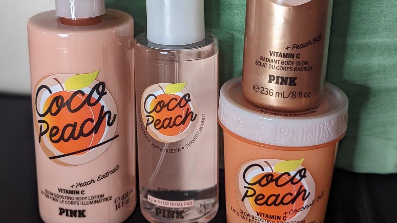 *New* Victoria's Secret Pink review "Cocoa Peach." 🍑🧴 - YouTube