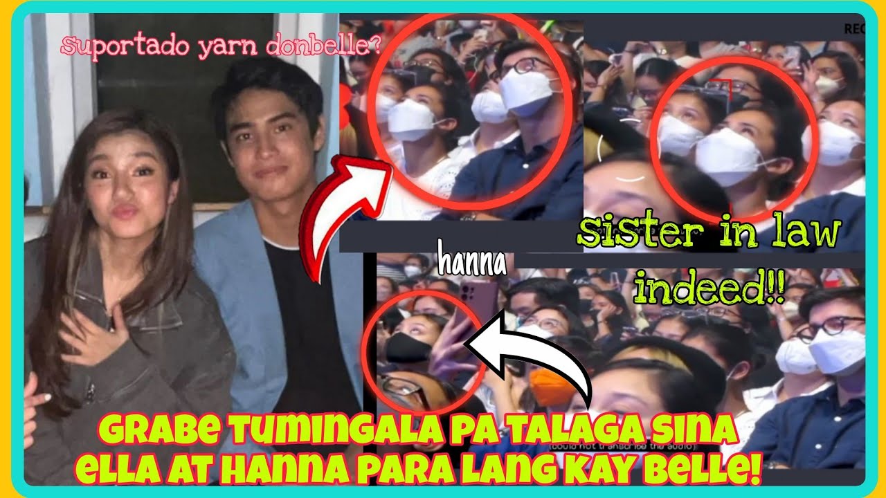 Grabe tumingala pa talaga sina ELLA P at HANNAH P para lang mapanood ...