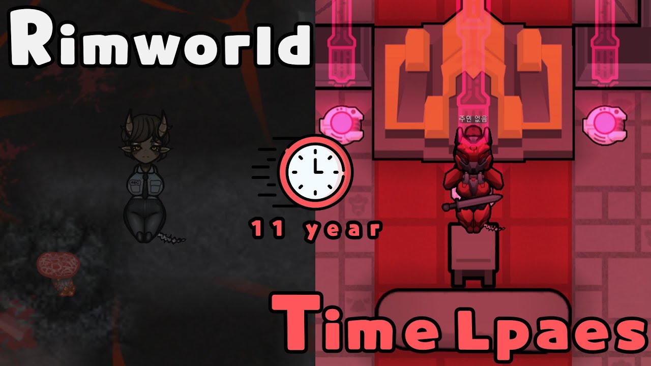 Cave Rimworld Time lapse! (Aoc Race) - YouTube