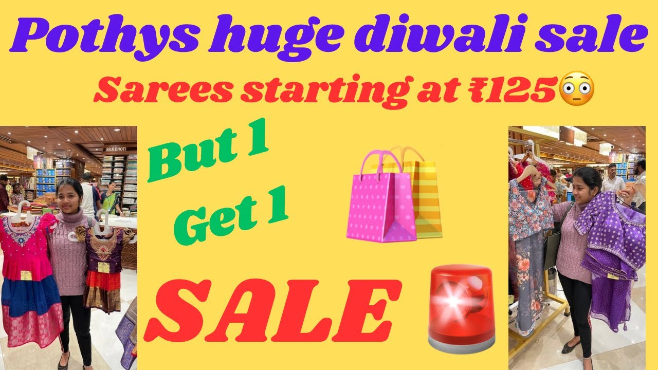 Pothys Diwali Sale🛍️Is it really worth or not? Not happy with the ...
