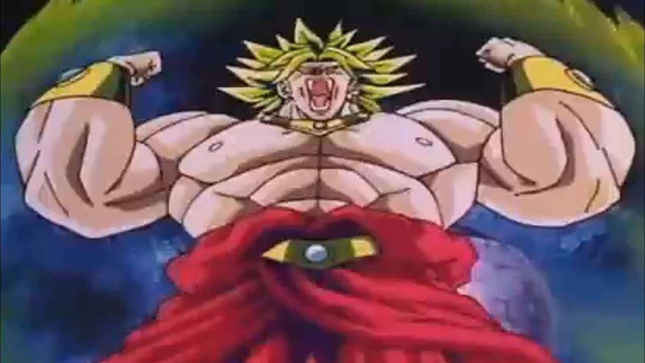DBZ Broly The Manliest Ki Blast Ever Chest Blast - YouTube