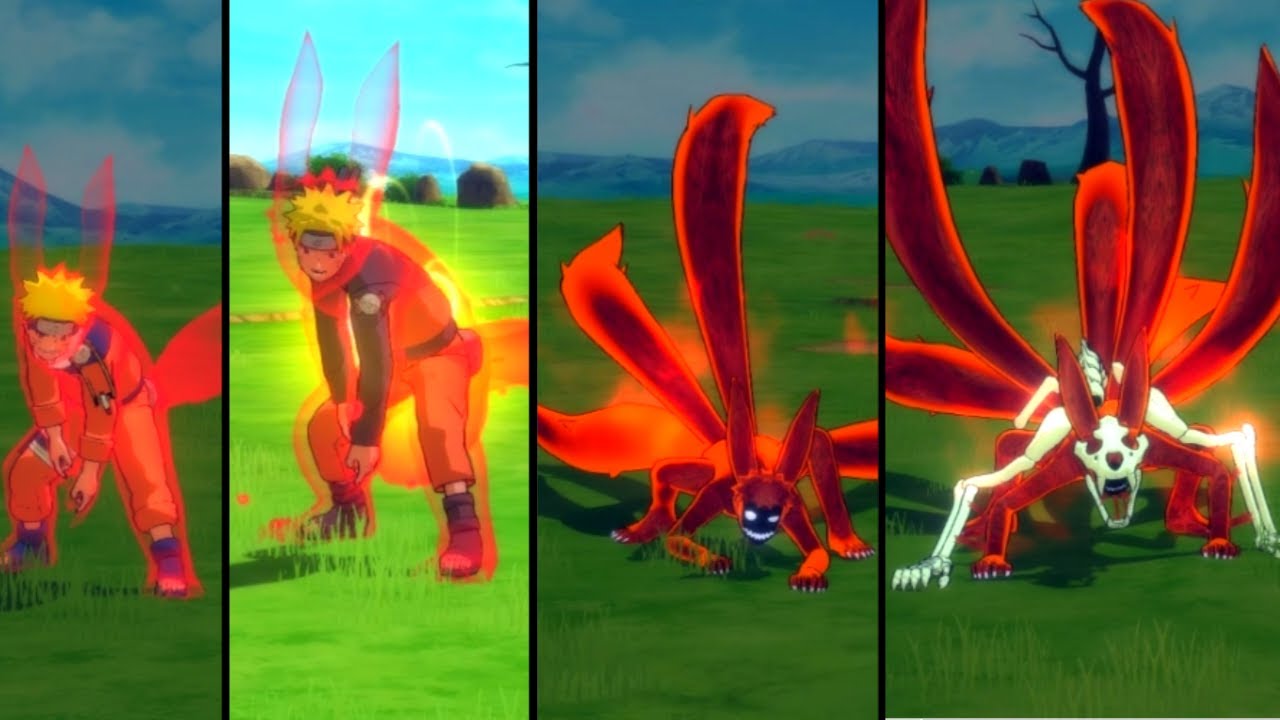 All Naruto Kyuubi Rampaging Mode in Naruto X Boruto Ultimate Ninja ...