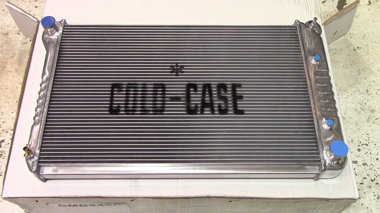 Cold Case Aluminum Radiator for G-Body!! 1987 Olds 442: Video 55 - YouTube