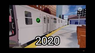 Evolution of MTA trains in roblox from R160 to R110A | Doovi
