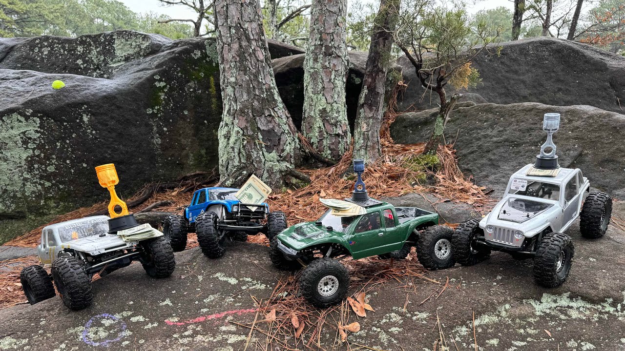 Crawlmaster Shootout round 2 RC rock crawler competition (Qualifying ...