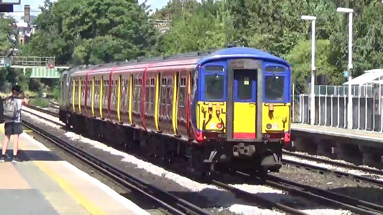 British Railways 2022-Class 455 EMU 5907 Goes For Scrap Behind Class 37 ...