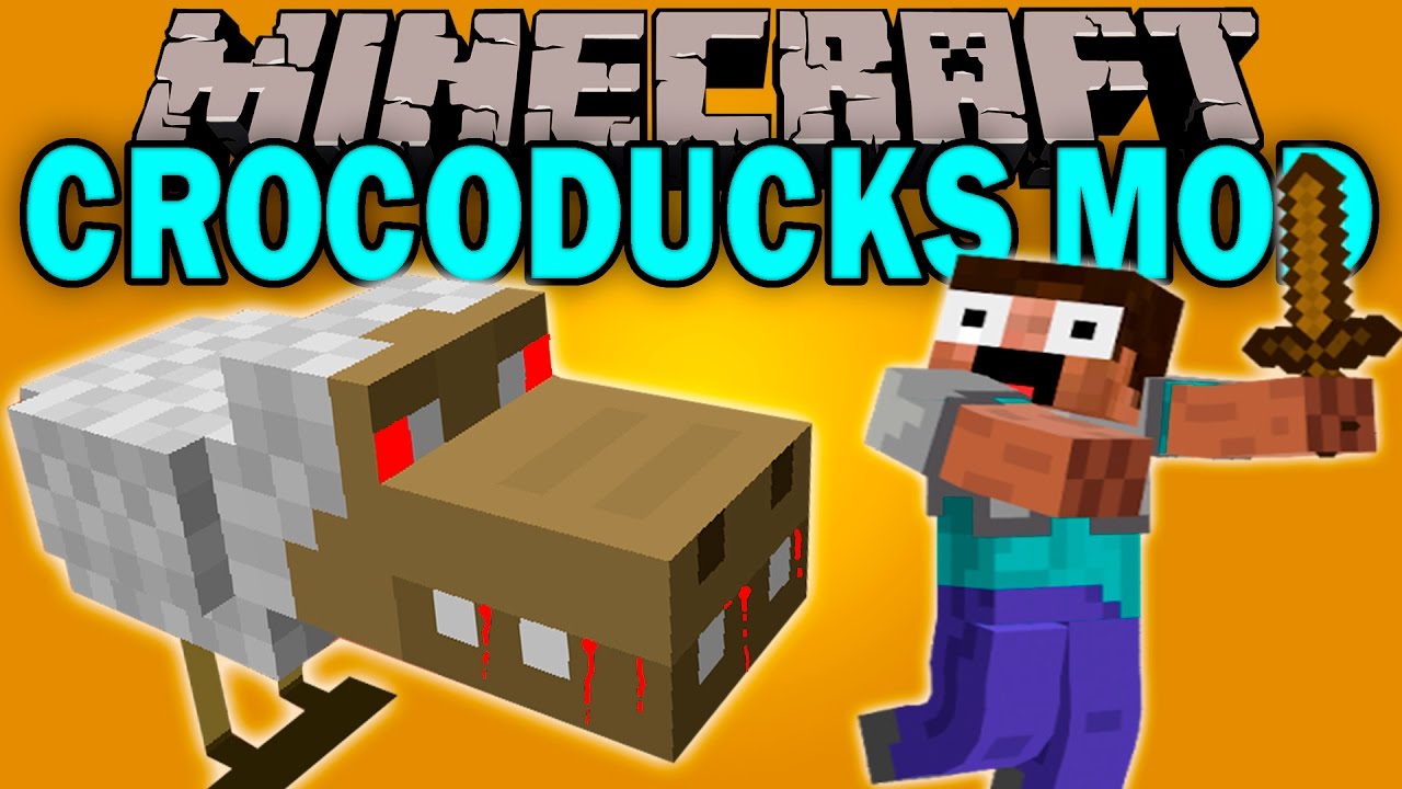 CROCODUCKS MOD - Patos Cocodrilos - Minecraft mod 1.10.2 y 1.11.2 ...