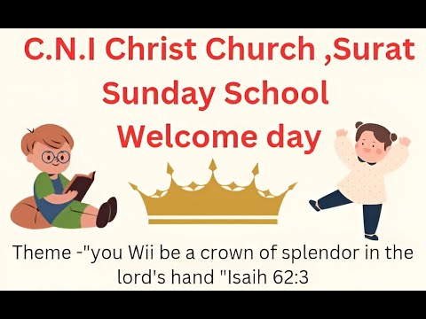 Sunday School Opening | C.N.I Christ Church Chowk Bazar - YouTube
