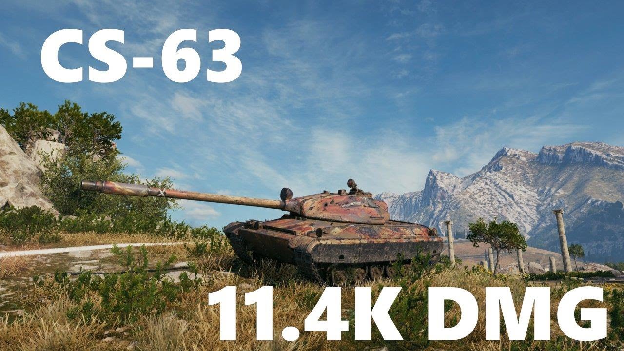 CS-63 This player is a monster in action 11.4K DMG wot complete 4K ...