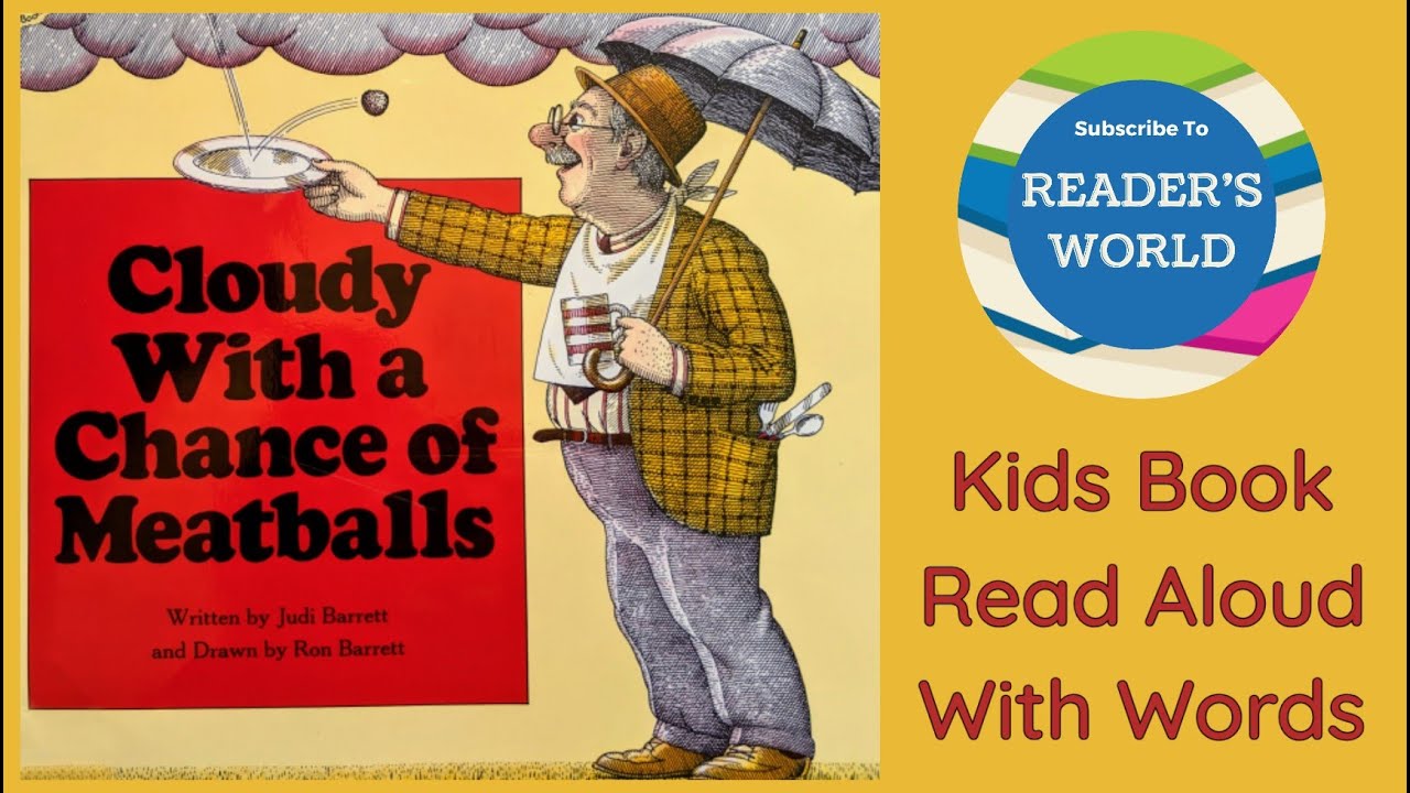 🌧 Kids Books Read Aloud | Cloudy With a Chance of Meatballs by Judi ...