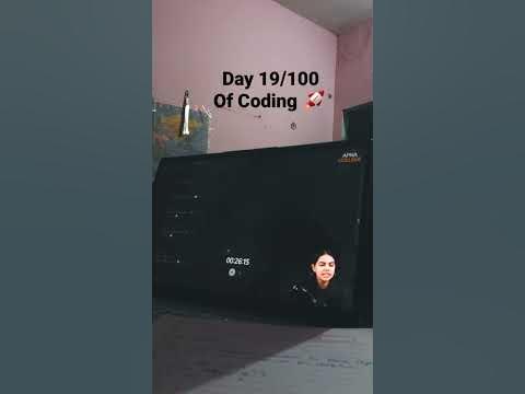 Day 19/100 Of Coding #100dayschallenge #100daysofcode #coding #apnacollege #coder - YouTube