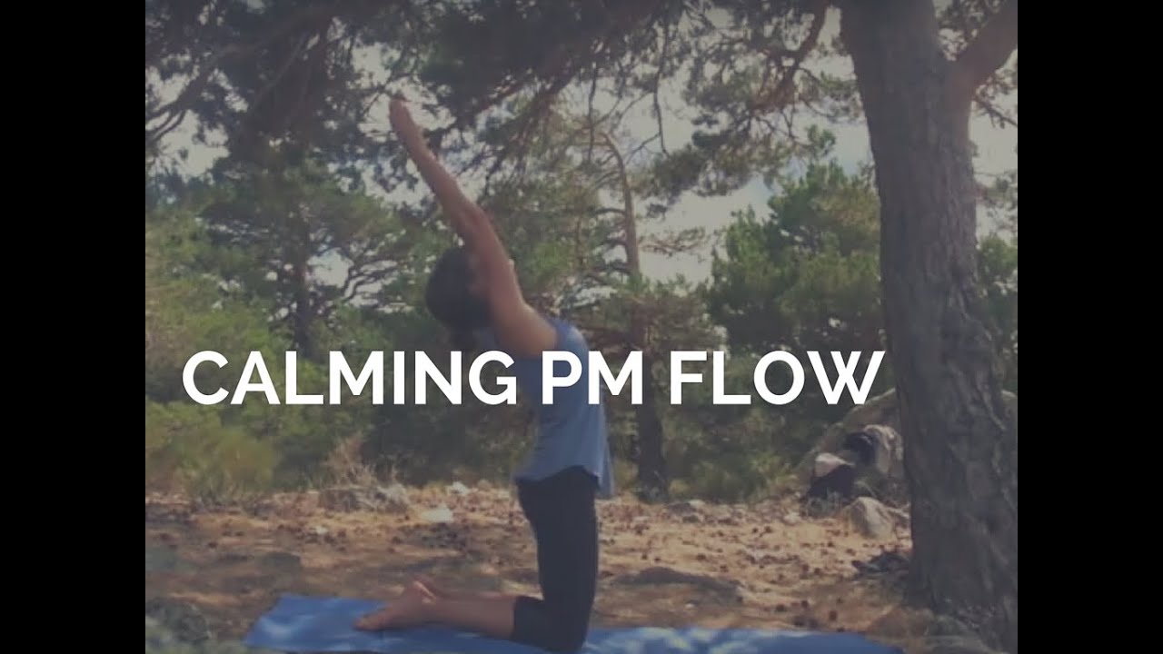 CALMING PM FLOW | yoga for peace & strength - YouTube