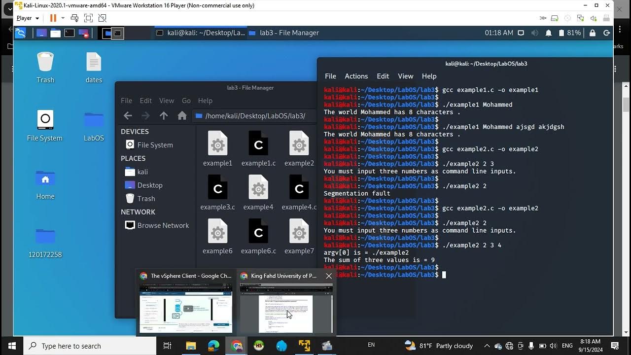 Operating Systems Lab 03 Programming in C Advanced - YouTube
