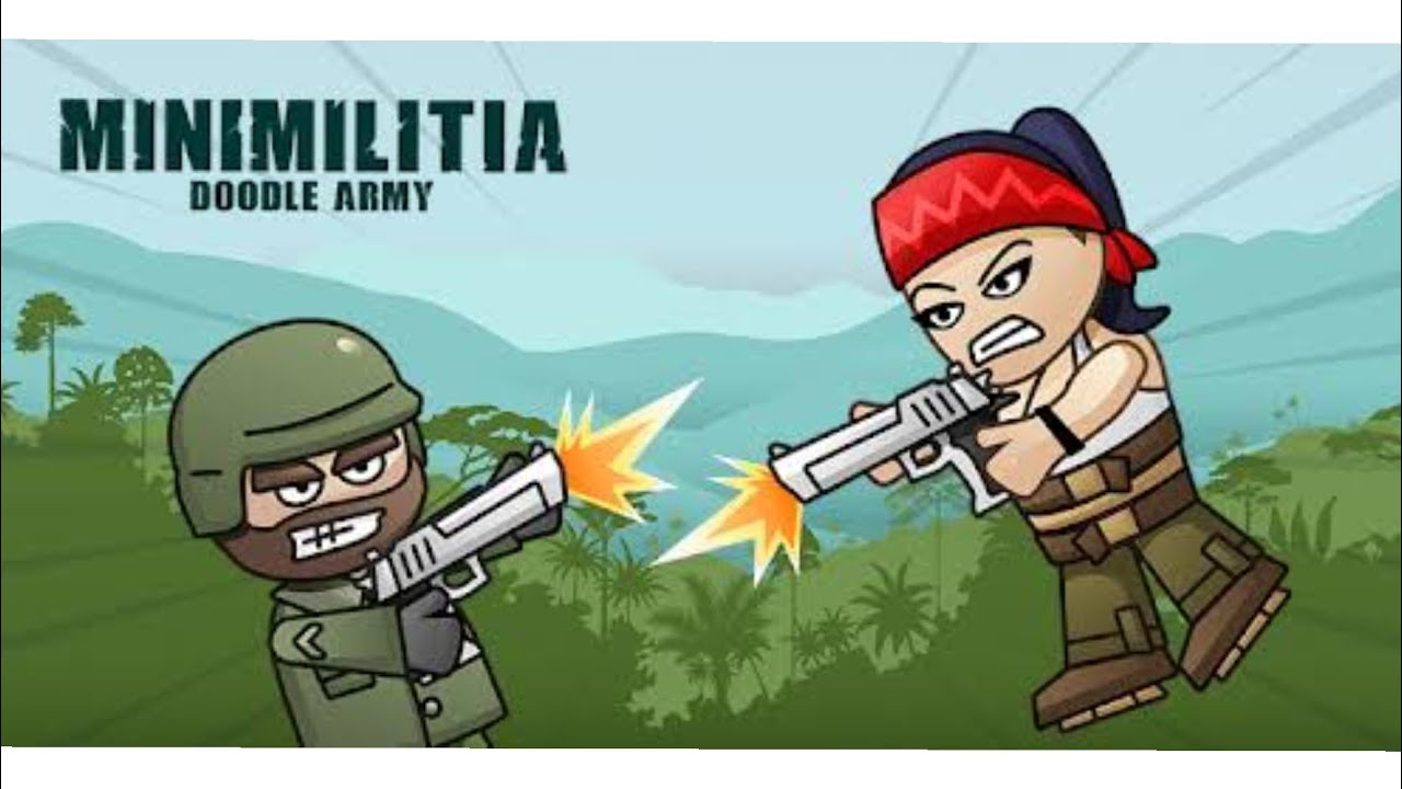 MY FIRST MINI MILITIA GAMEPLAY/! - YouTube