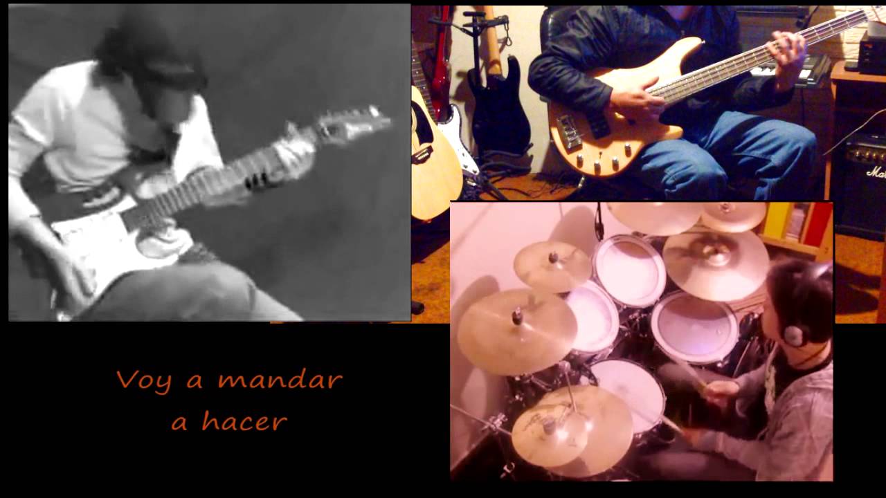 Caifanes - El Animal Cover Bass, Drum & Guitar, Lyrics - YouTube