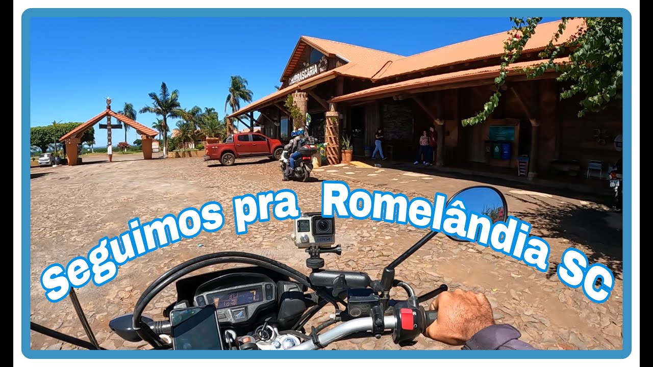 SEGUIMOS COM DESTINO A ROMELÂNDIA SC, para um encontro com o moto grupo ...