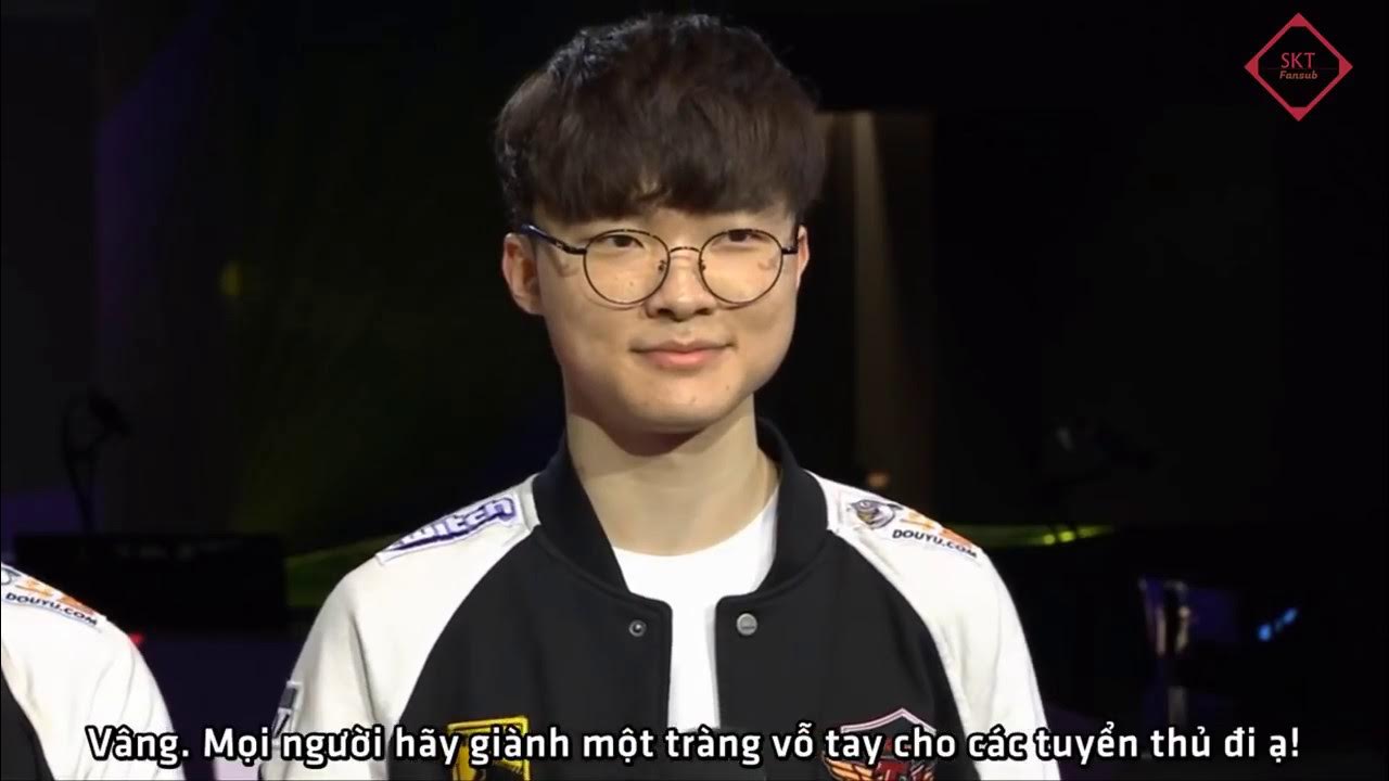 [Vietsub] LCK Xuân 2019 - Phỏng vấn Clid & Faker sau trận KT vs SKT - Lượt đi - YouTube