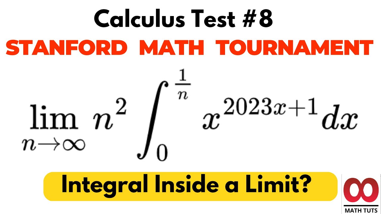 Stanford Math Tournament 2018 | calculus || Integral Inside a Limit ...