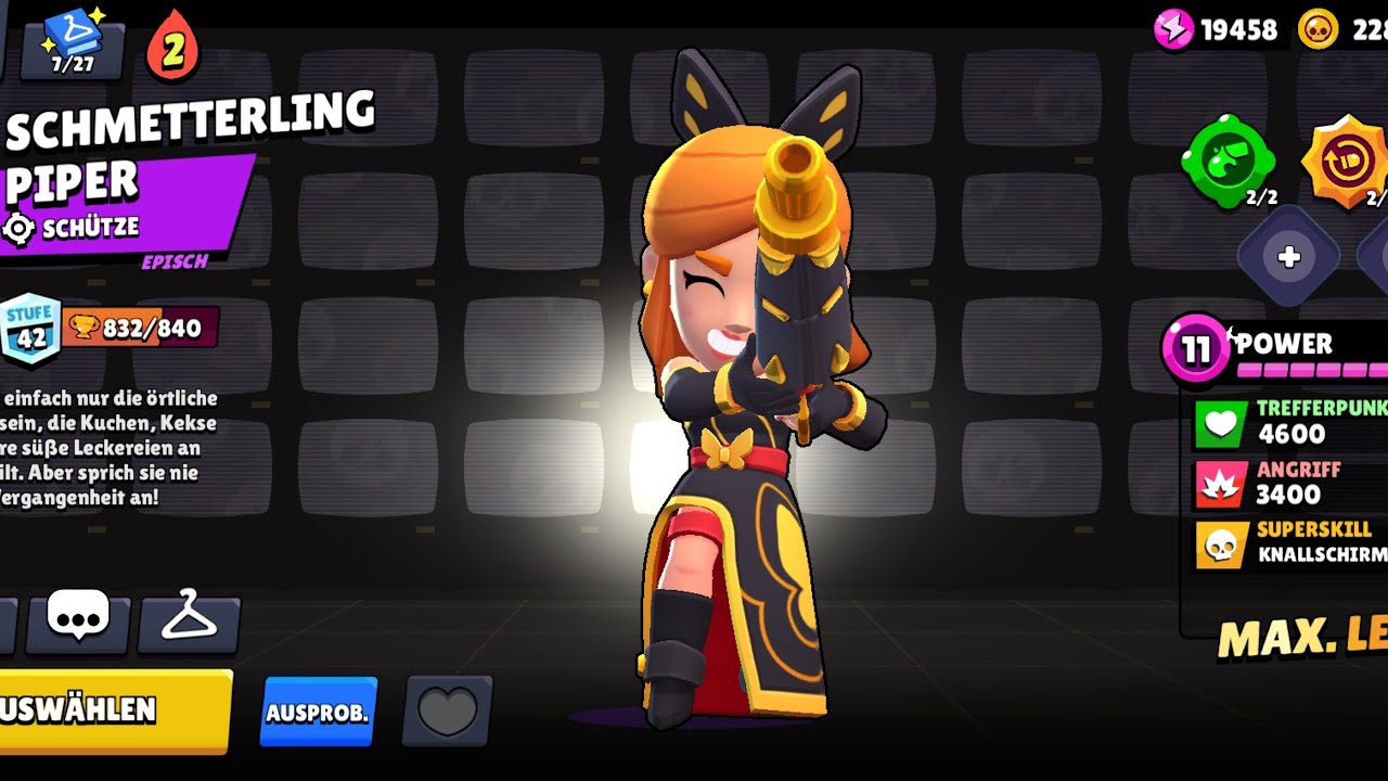 BRAWL STARS PIPER GAMEPLAY - YouTube