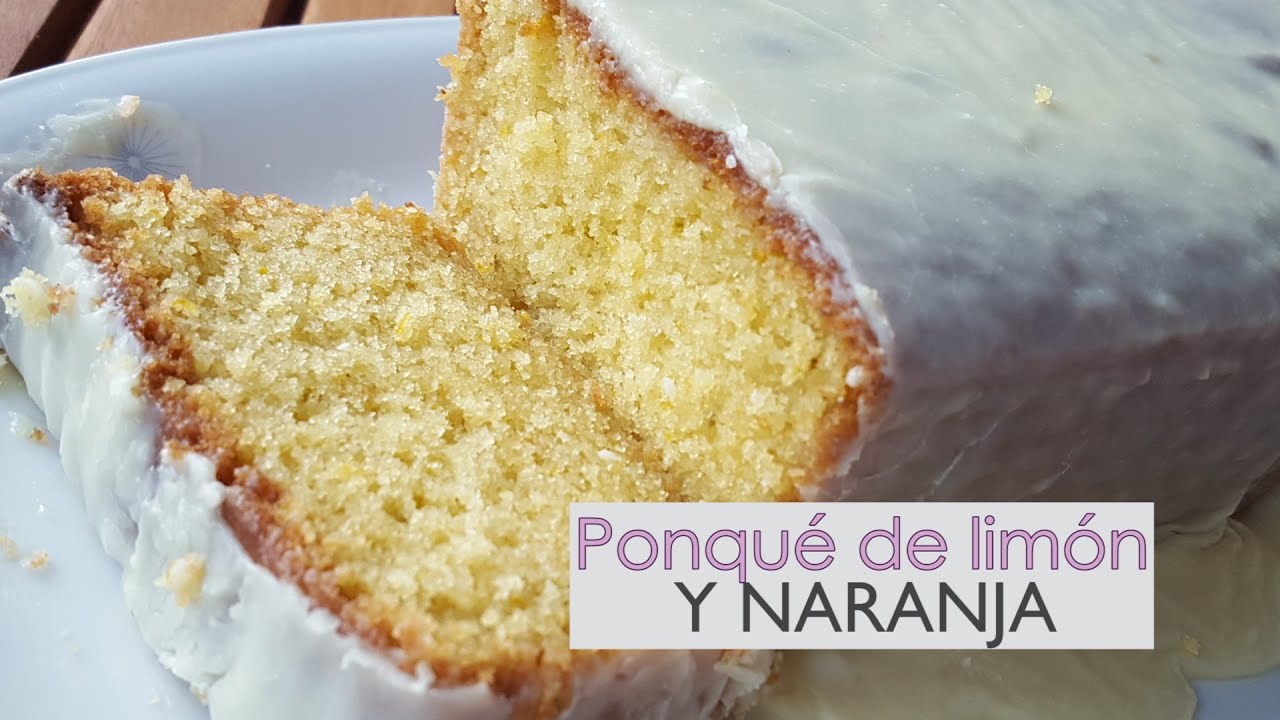 Ponqué fácil de limón y naranja - Casero - Receta paso a paso - YouTube