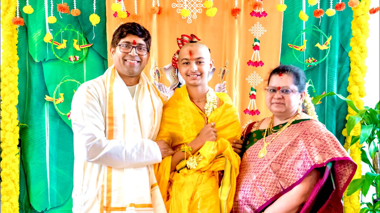 Anirudh Brahmopadesham | Upanayanam | Odugu Ceremony| Folsom Ranch ...