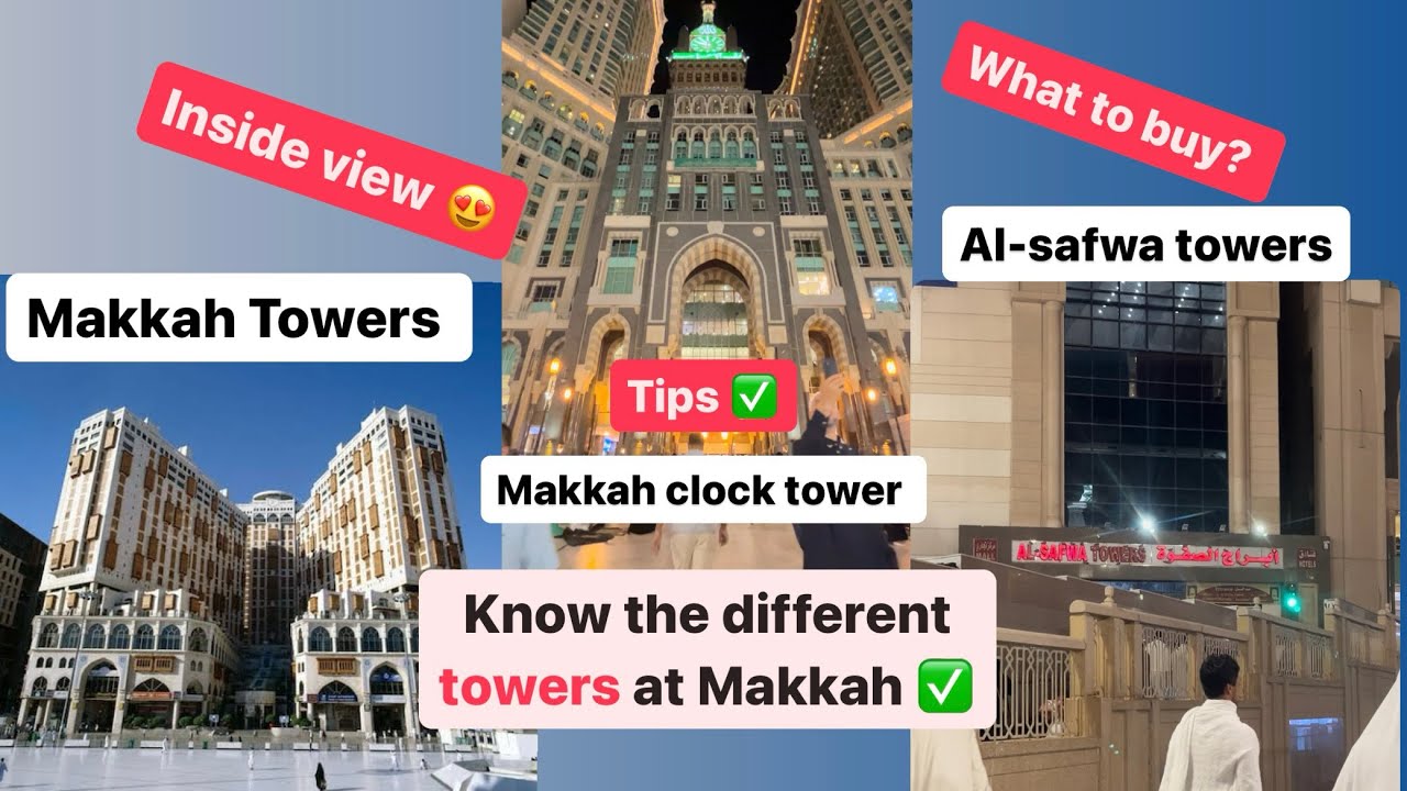 Different towers in Makkah | Makkah Towers| Makkah clock tower | Al ...