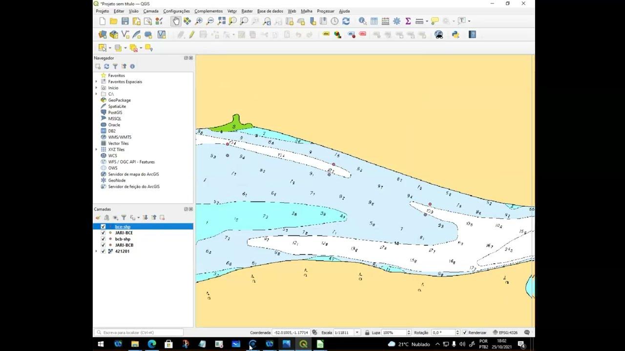 Aula 03 - Como criar arquivo shapefile no QGIS e plotar o Caris Easy ...