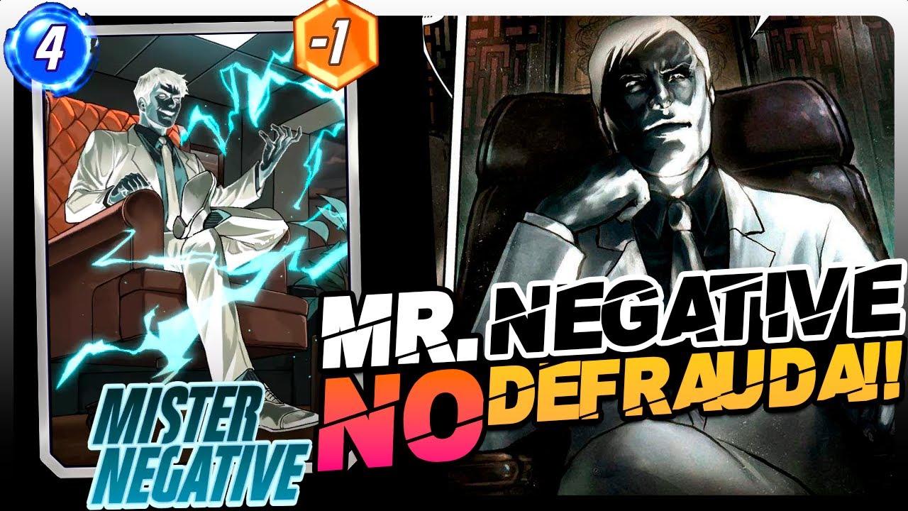EL MEJOR MAZO MR. NEGATIVE! (OPINION)! | MARVEL SNAP ESPAÑOL - YouTube