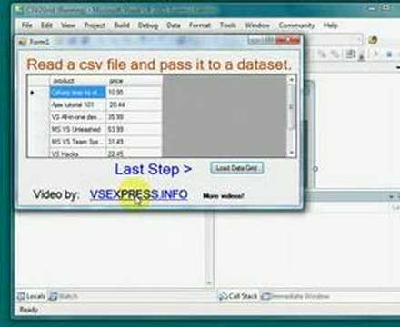 How-to-Load csv file into DataGridView w/C# - YouTube