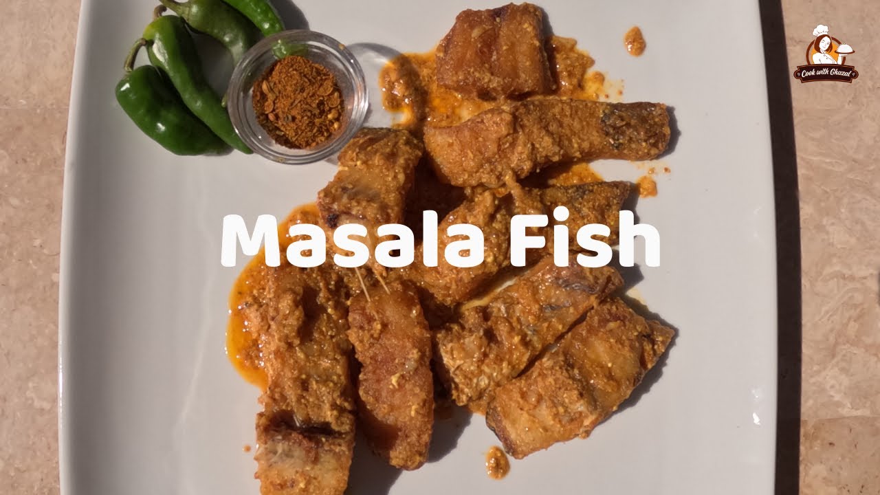 Masala Fish Recipe By Cook with Ghazal - YouTube