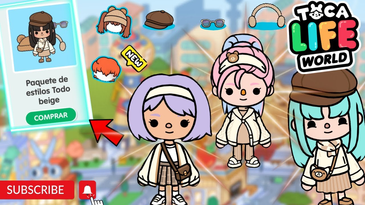 🥰ASÍ PODRÁS TENER EL NUEVO PACK BEIGE GRATIS DE TOCA BOCA🥰 - YouTube