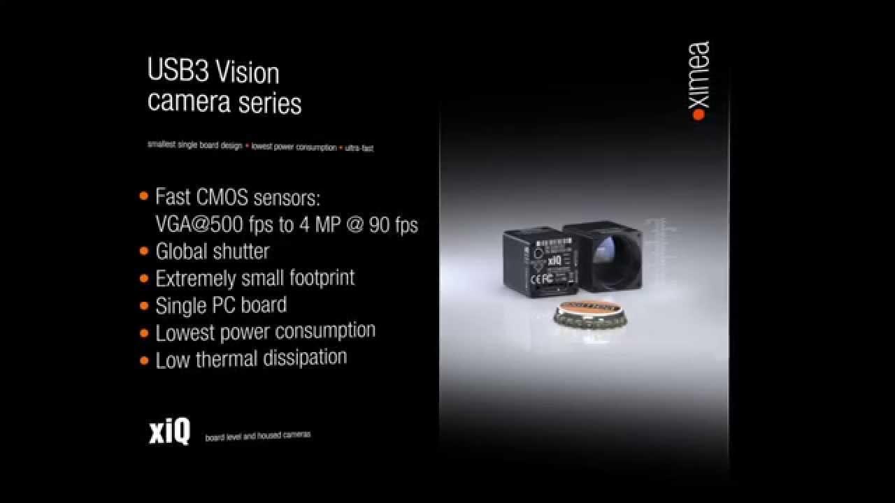 USB3 Vision compliant camera from XIMEA - xiQ line - YouTube